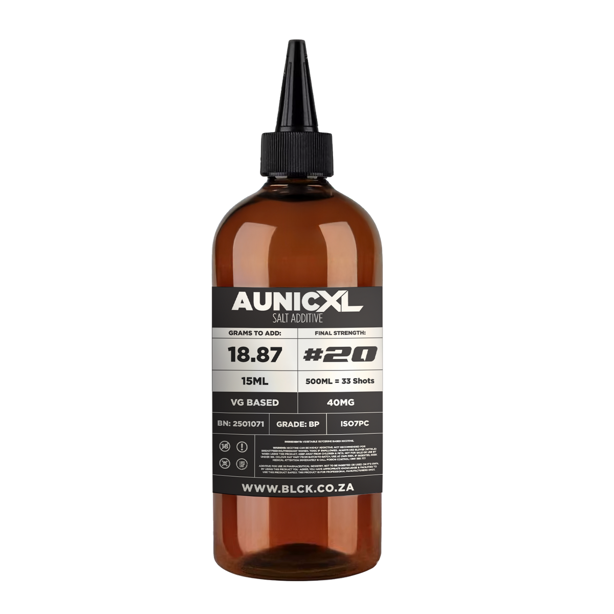 AuNic XL Salt Additves (VG) – BLCK B2B